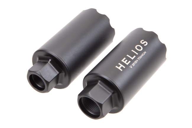 V Seven Helios Muzzle Device 1/2x28 .223/5.56 - DLC Ti